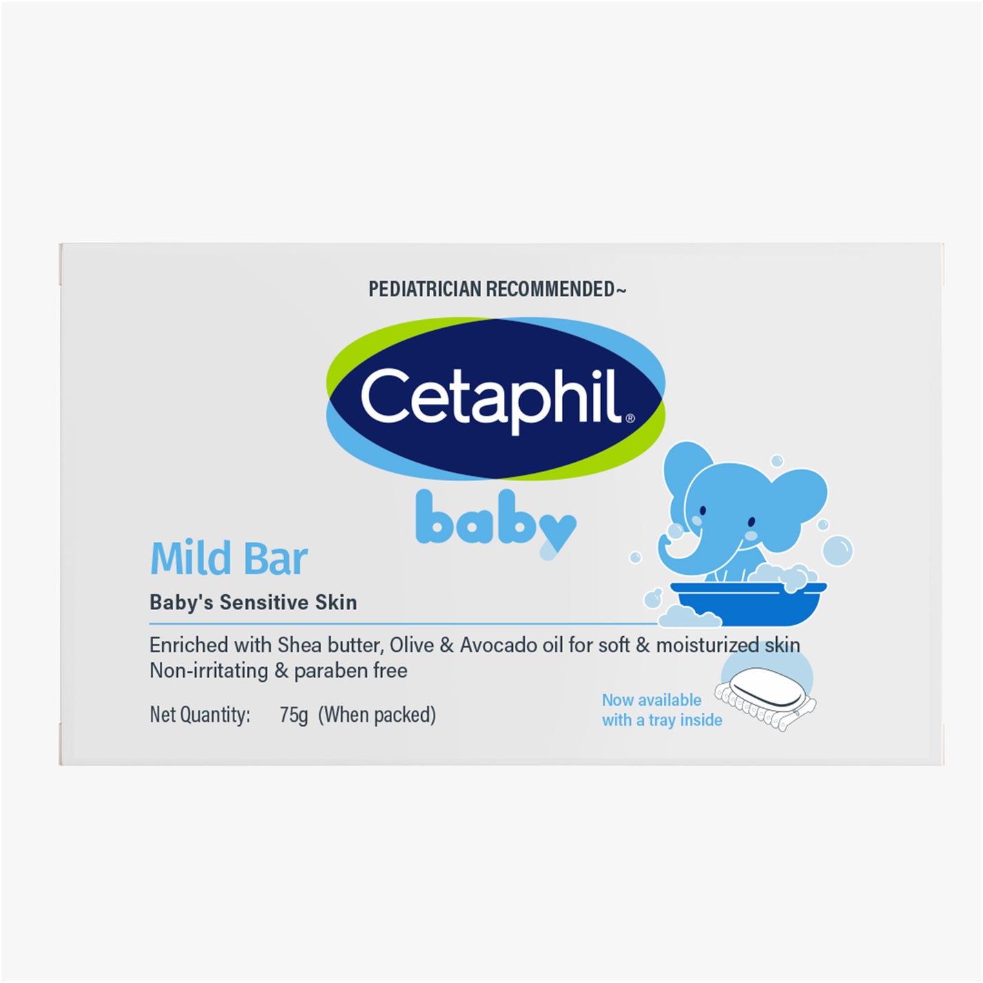 Cetaphil Baby Mild Bar with Shea Butter – skinhealthandyou