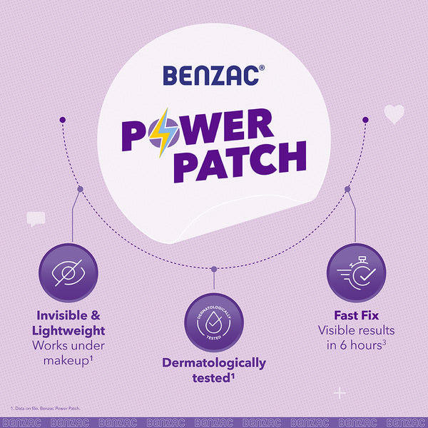 Benzac 3-in-1 Power Patches for Acne and Pimples – skinhealthandyou