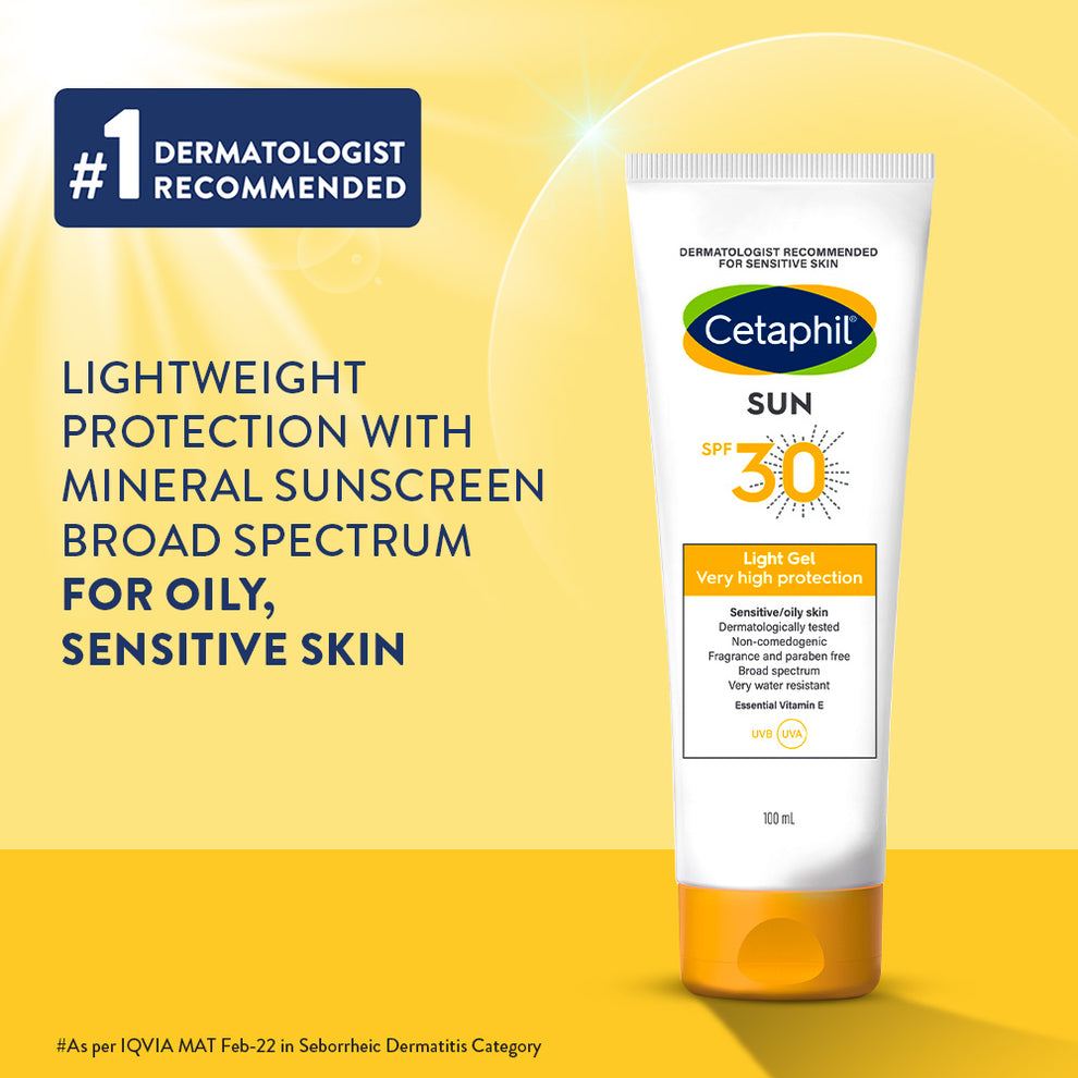 Cetaphil Sunscreen SPF 30 | Dermat recommended for Sensitive Skin ...