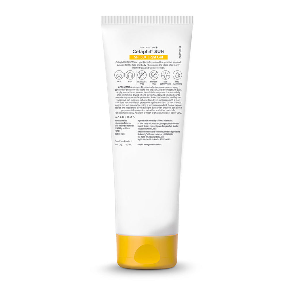 Cetaphil Sun SPF 50+ Gel | Broad-Spectrum Sunscreen – skinhealthandyou