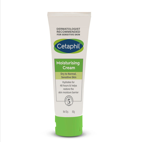 Cetaphil Moisturising Cream 80g for dry to very dry skin – skinhealthandyou